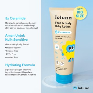 Jual Loluna Face & Body Baby Lotion | Shopee Indonesia