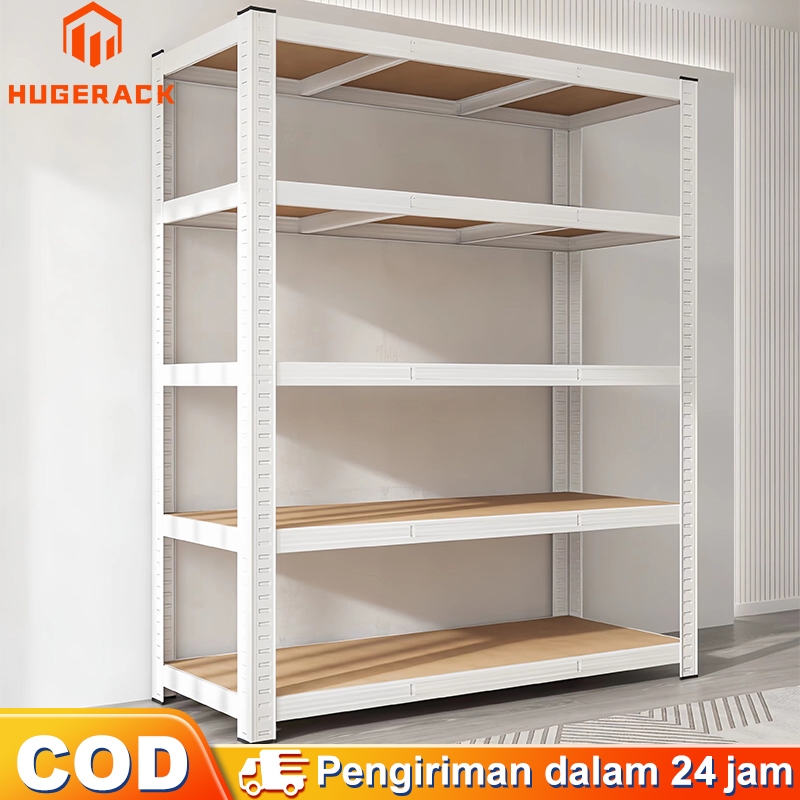 Jual Rak besi siku lubang Rak Besi 6 Susun Rak Putih Rak dapur Rak Buku ...