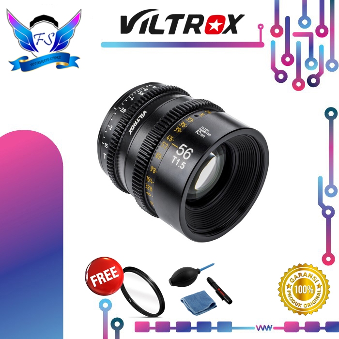 Jual Viltrox 56mm T1.5 Cine Lens Micro Four Thirds Mount - M43 Resmi ...