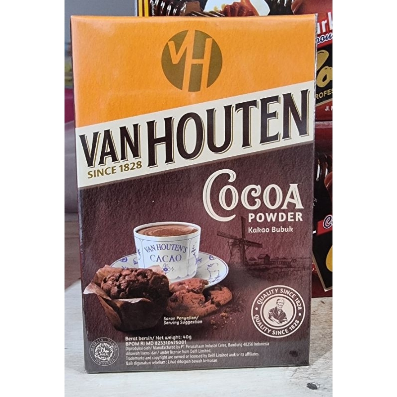 Jual Van Houten Cocoa Powder 40 Gr | Shopee Indonesia