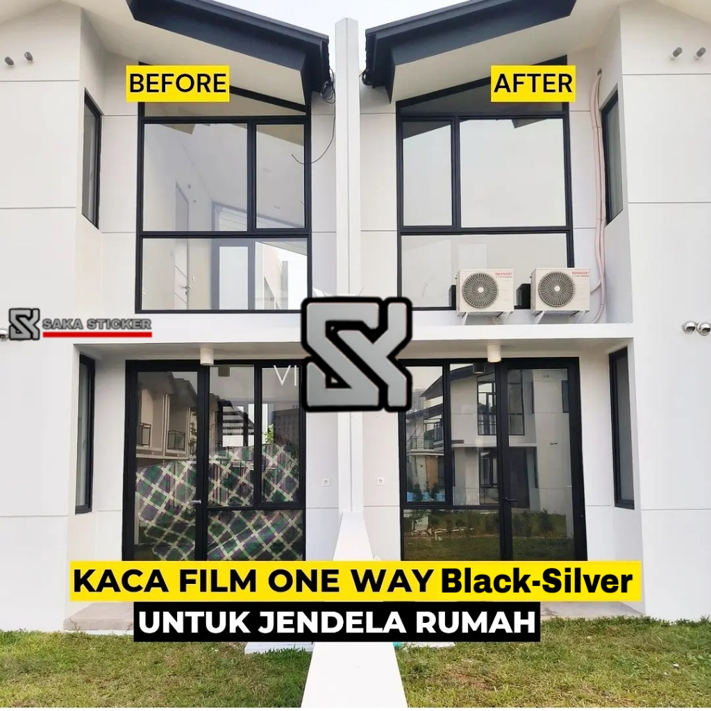 Jual Stiker Kaca Film One Way | Kaca Film Satu Arah | Shopee Indonesia