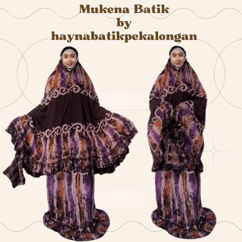Jual HAYNABATIK COD MUKENA BATIK PEKALONGAN MUKENA RAYON PREMIUM ...