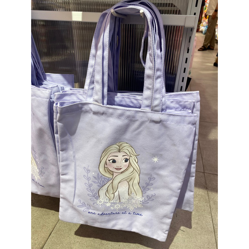 Jual Tote bag frozen ungu original miniso | Shopee Indonesia