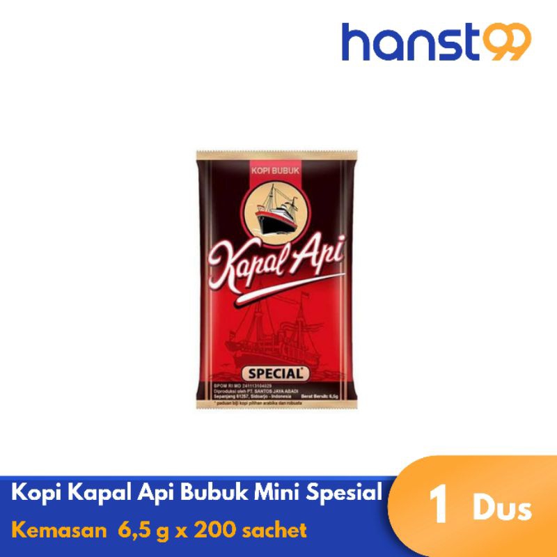 Jual Kopi Kapal Api Special Mini 6.5gram 1 Dus isi 20 renceng | Shopee ...