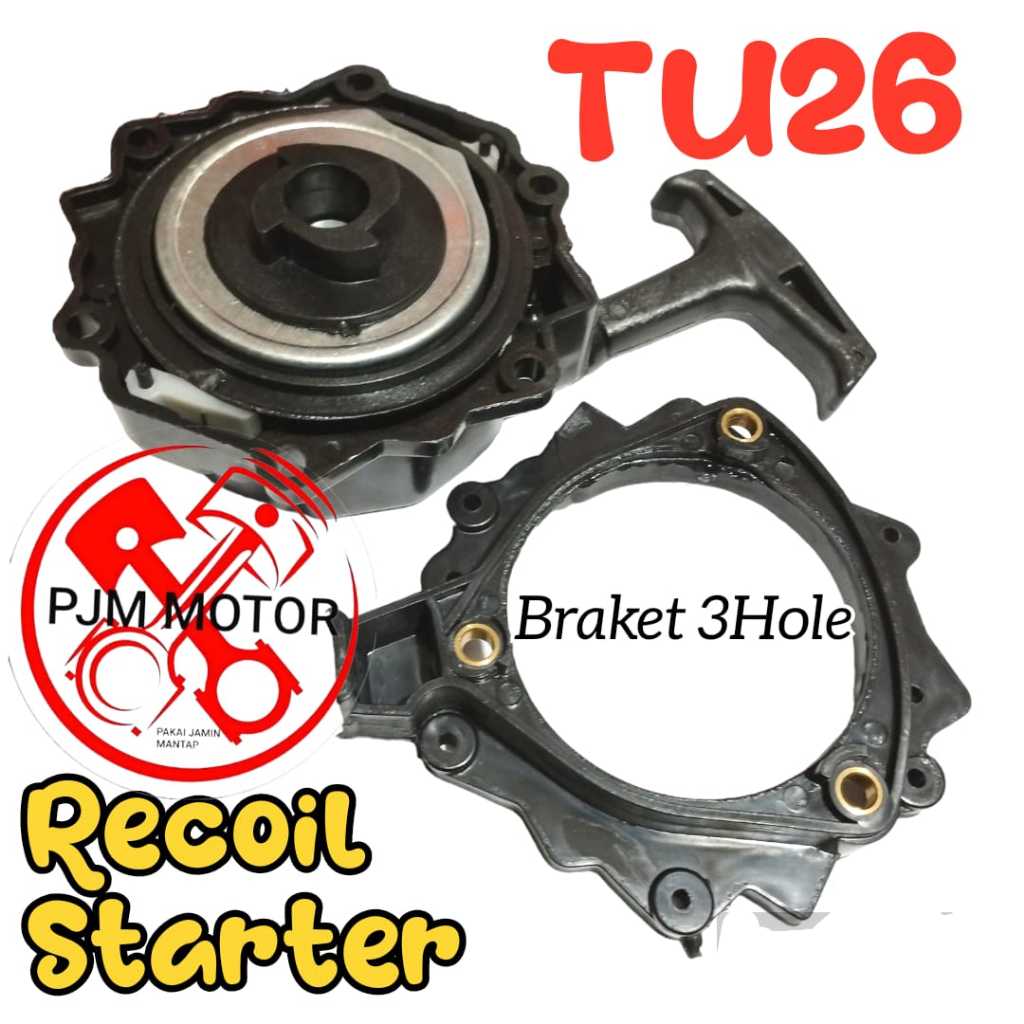 Jual tu26 recoil starter tarikan kap engkol model 3 screw easy starter 3wz4 tnk777 767 | Shopee ...