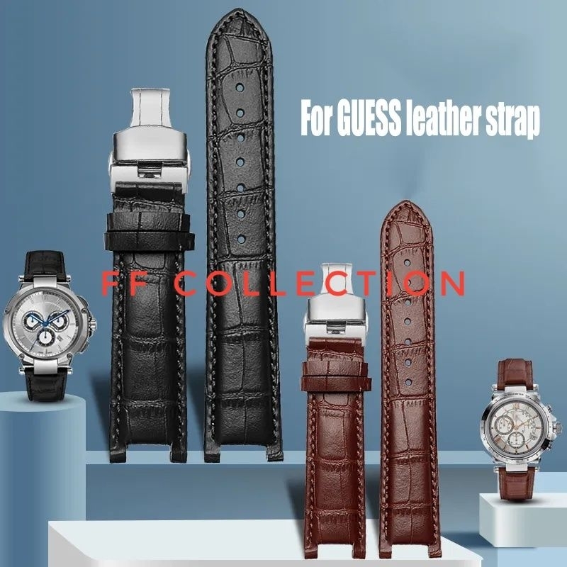 Jual Strap Tali Jam Tangan Guess Collection GC Kulit 22mm rantai 22mm ...