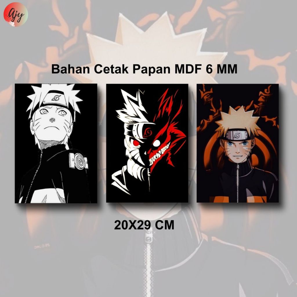 Jual AJY Hiasan Dinding Naruto Pajangan Dinding Wall Decor Poster Anime ...