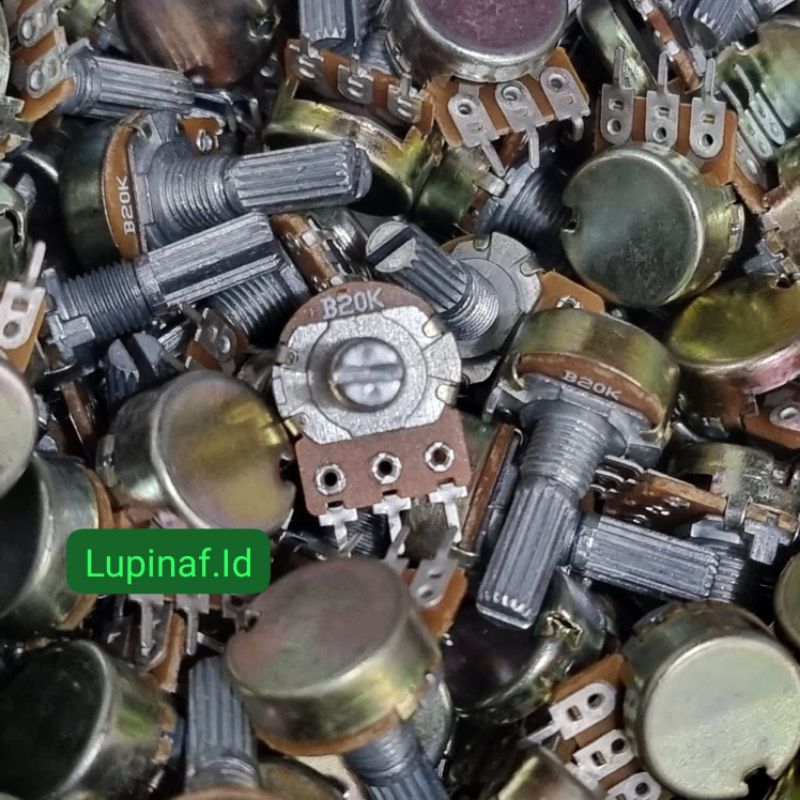 Jual POTENSIO CP MONO 10K 20K 50K 100K RRT KAKI 3 AS PANJANG 20MM ...