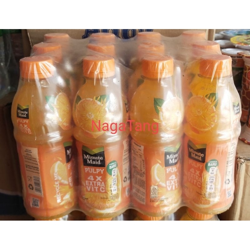 Jual PULPY ORANGE 1 KARTON ISI 12 BOTOL. TERMURAH!! | Shopee Indonesia