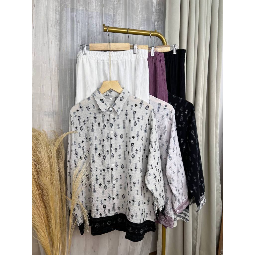 Jual AKAVI - REINS ONESET ETNIK SUPER JUMBO ONESET BIGSIZE SETELAN ...