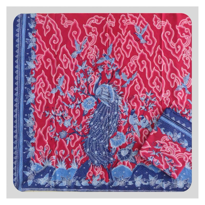 Jual BATIK AYUNDA | Kain batik tulis katun motif burung merak ...