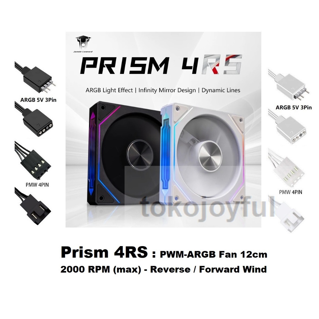Jual Jungle Leopard Prism 4RS ARGB PWM Fan 12cm Reverse Model Lian Li ...