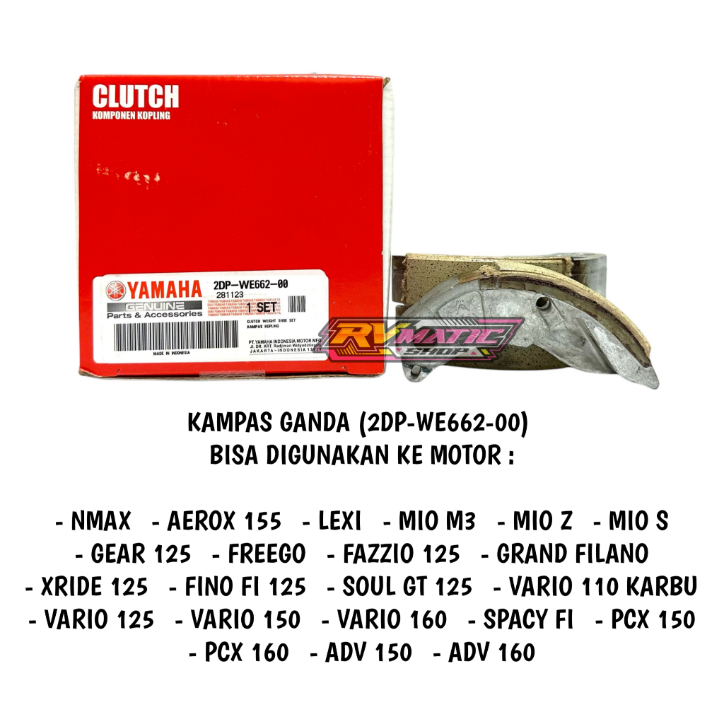 Jual KAMPAS GANDA 2DP KAMPAS OTOMATIS NMAX AEROX LEXI MIO M3 MIO S GEAR ...