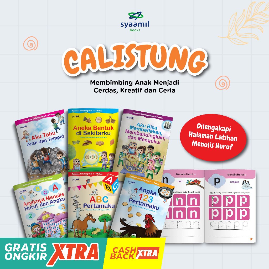 Jual BUKU CALISTUNG (PERSIAPAN MASUK SD) BELAJAR MEMBACA MENULIS ...