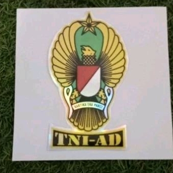 Jual Stiker Hologram Logo TNI AD / Stiker Unik / Stiker Hologram ...