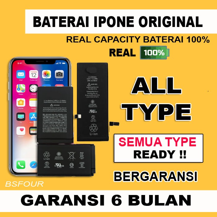 Jual BATTERY BTRAI BATRAI BATERAI BATERE IP 6 6G 6S 6P 6PLUS 6S+ 6SPLUS 7 7G 7+ 7PLUS 8G 8PLUS X ...