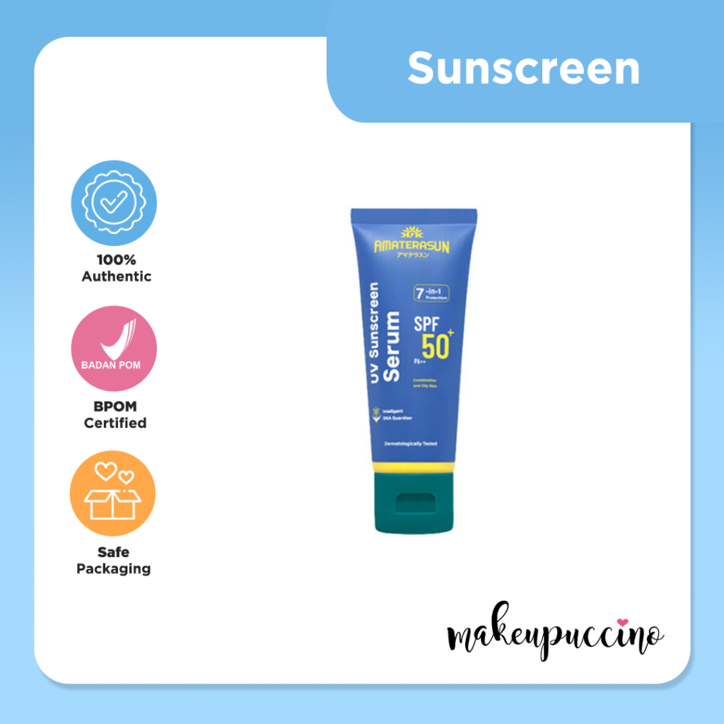 Jual Amaterasun UV Sunscreen Serum SPF50 50gr | Shopee Indonesia