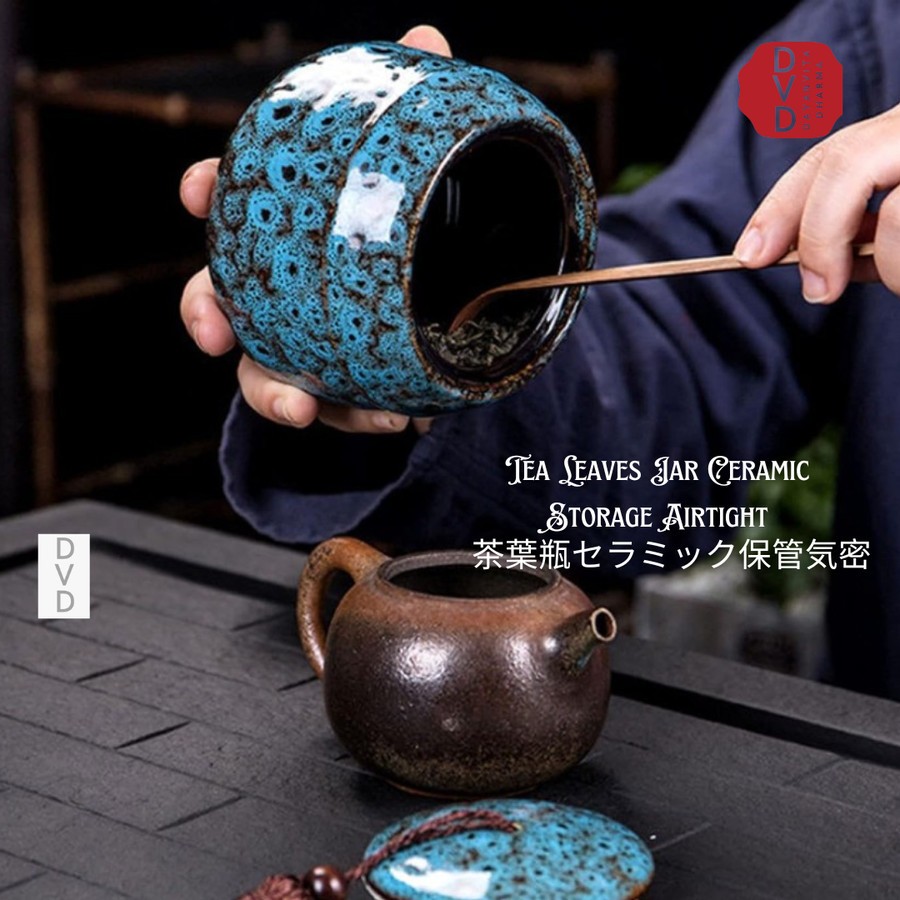 Jual Tea Leaves Jar Ceramic Storage Airtight - Toples Simpan Teh ...