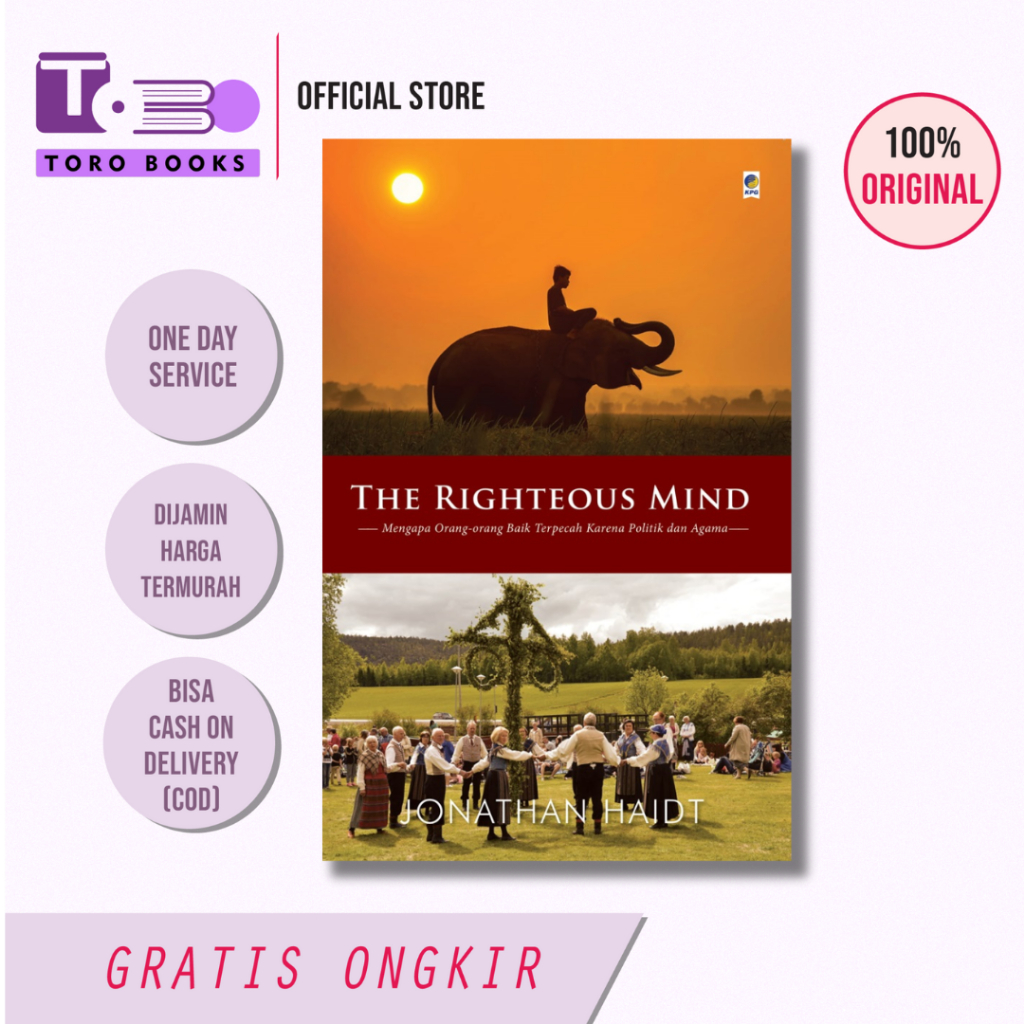 Jual The Righteous Mind - Jonathan Haidt | Shopee Indonesia