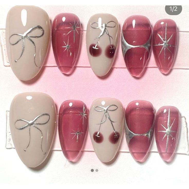 Jual Y3K PINK NAILS/ PRESS ON NAILS PREMIUM/ HANDMADE/ CUSTOM | Shopee ...