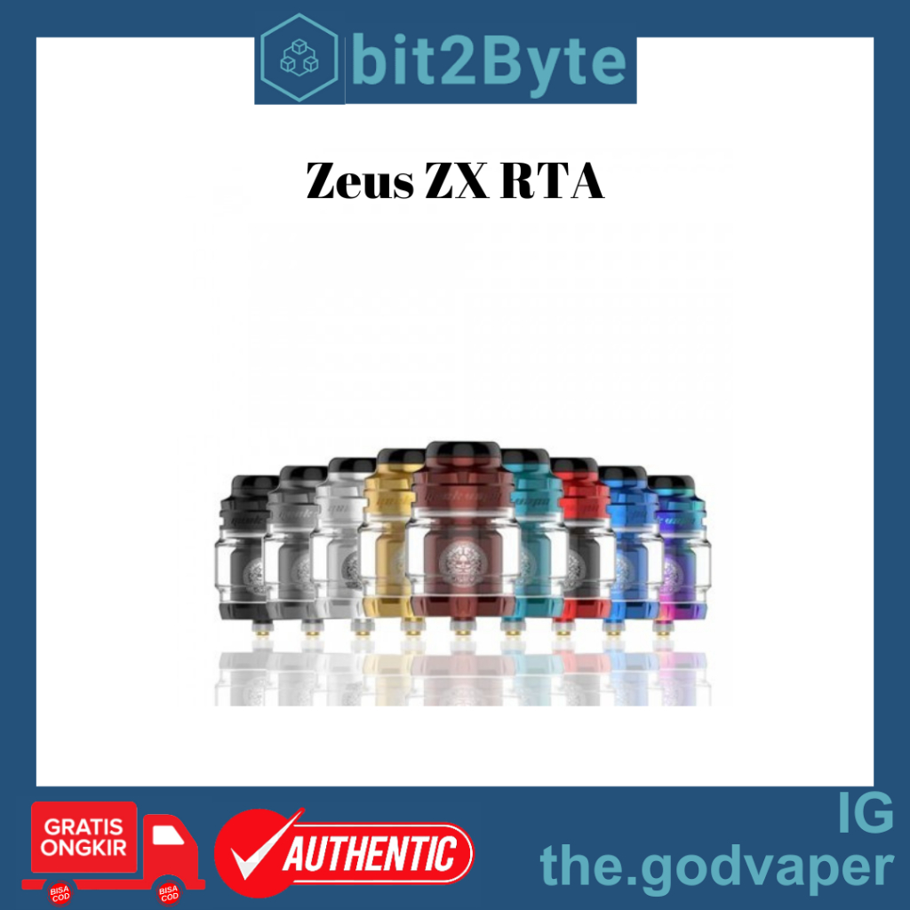 Jual GeekVape Zeus X ZX RTA 25MM Authentic | Shopee Indonesia