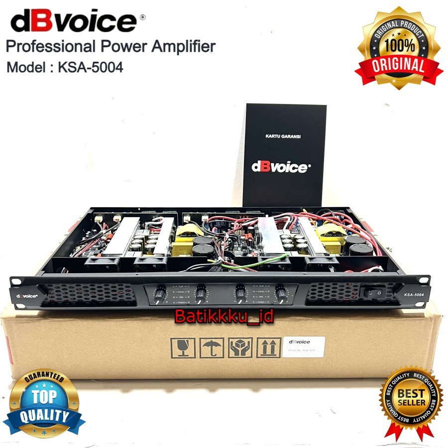 Jual Power Amplifier dBvoice KSA 5004 KSA5004 Original 4 x 500 Watt Class D | Shopee Indonesia