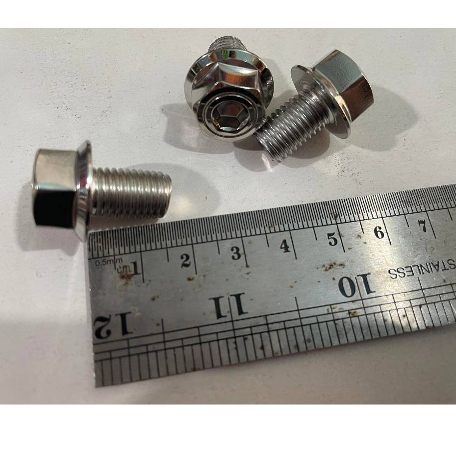 Jual Baut Probolt 10x15 drat 14 model 2kunci hexagon stainless original ...