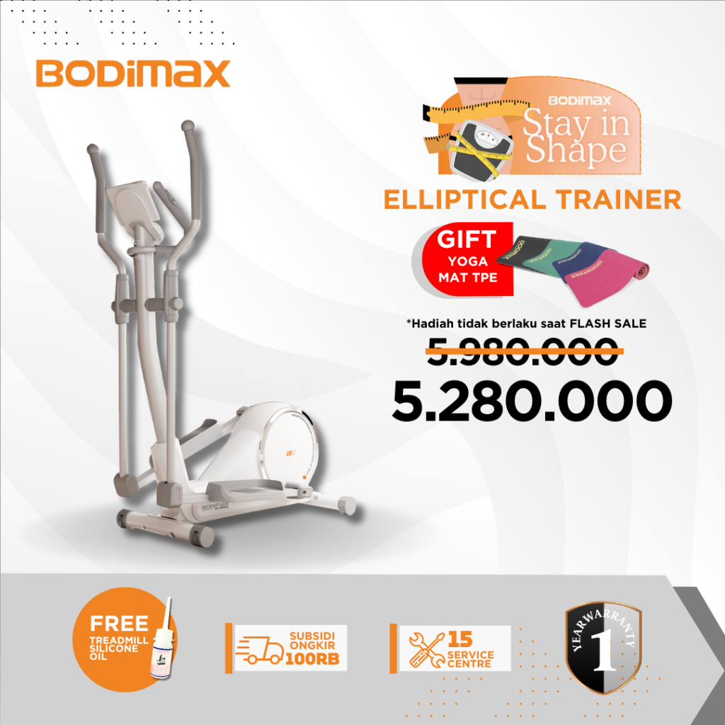 Jual BODIMAX PLUS ELLIPTICAL TRAINER | Shopee Indonesia