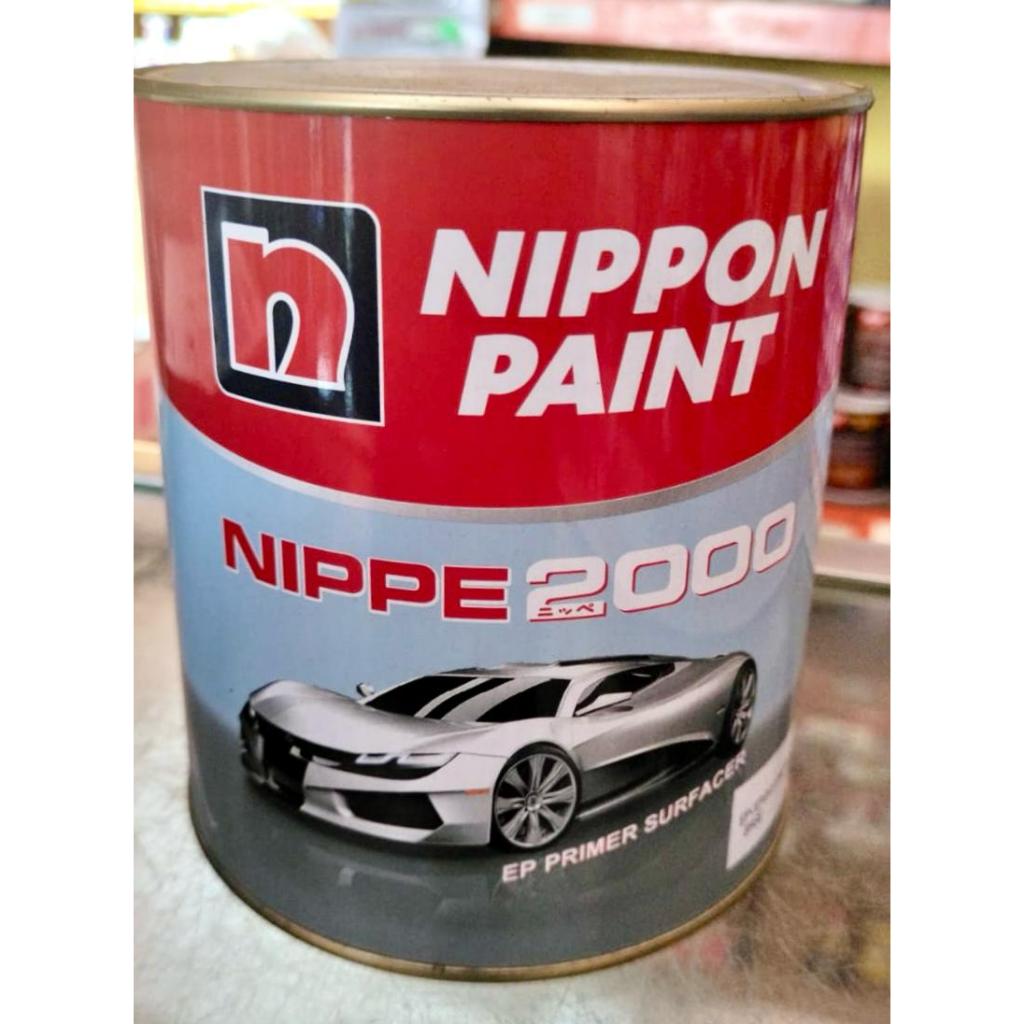 Jual Cat Primer Meni Besi Mobil NIPPE 2000 Epoxy Primer Surfacer 1 Lt set (Dengan Hardener ...
