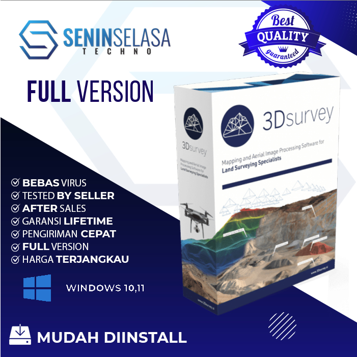 Jual Software Pengolahan Data Survei Tanah: 3Dsurvey 2 [WIN] | Shopee ...