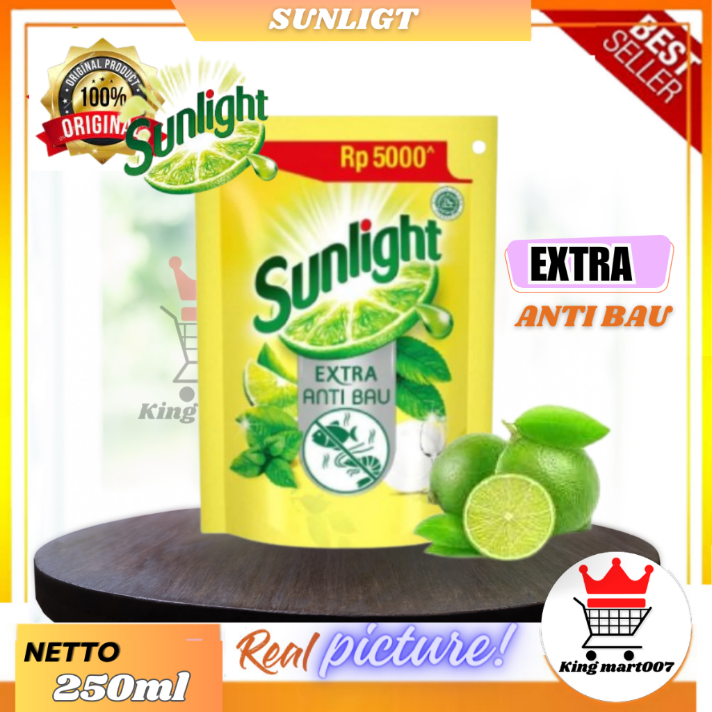 Jual Sabun cuci pringa,Sunlight anti bau 210ml | Shopee Indonesia