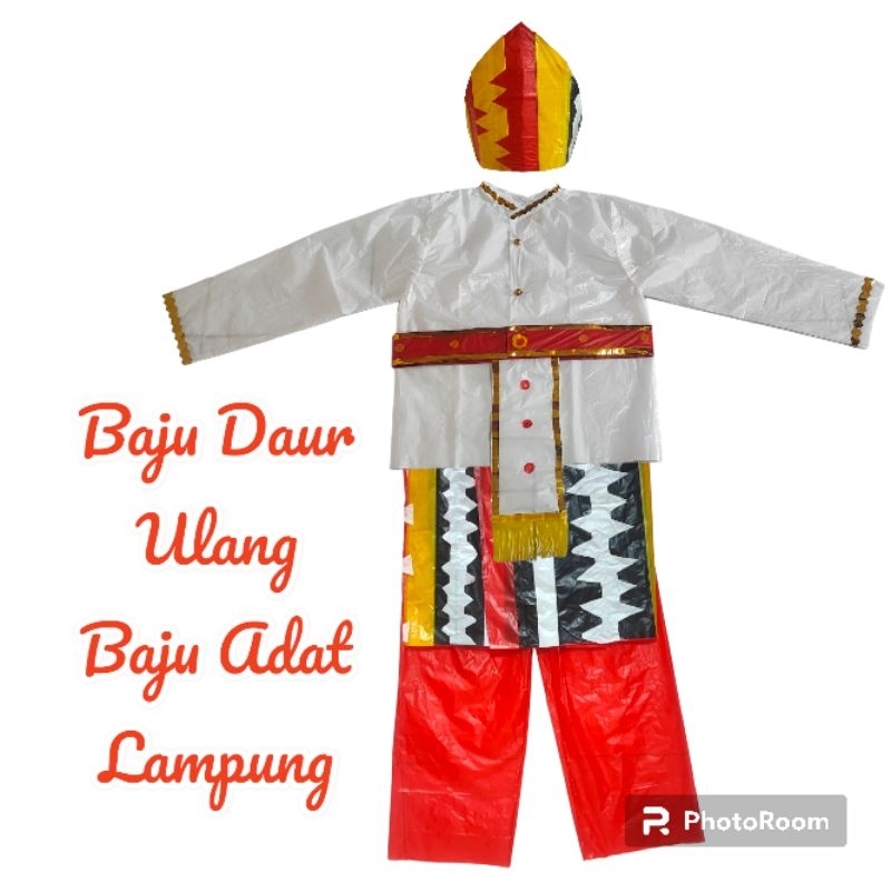 Jual baju daur ulang baju adat lampung / baju adat / kostum karnaval ... Jual baju daur ulang baju adat lampung / baju adat / kostum karnaval ...