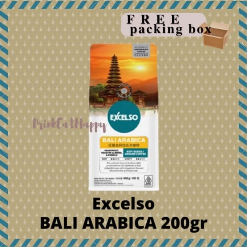 Jual EXCELSO BALI ARABICA 200gr Kopi Bubuk 200 gram | Shopee Indonesia