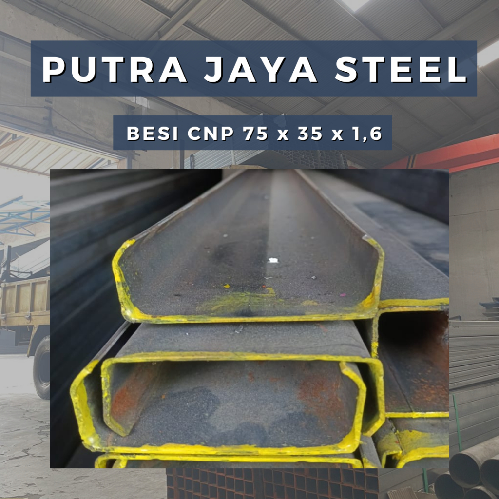 Jual BESI KANAL CNP 75 (75 x 35 x 1,6) | Shopee Indonesia