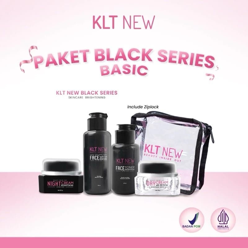 Jual KLT NEW / NEW KLT BLACK BPOM ORIGINAL 100% FREE POUCH | Shopee ...