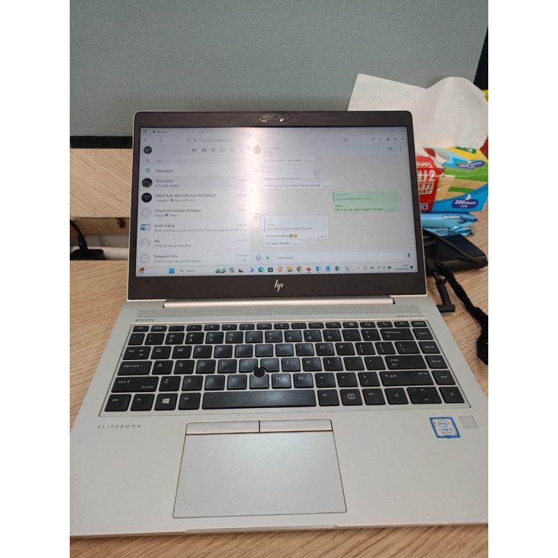 Jual Laptop Hp Elitebook i5 gen8 second | Shopee Indonesia