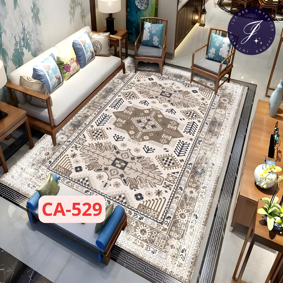 Jual Juford Karpet Lantai Import Motif Abstrak Elegan 200x300cm Ruang ...