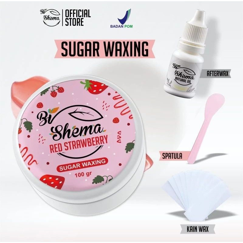 Jual SUGAR WAXING PREMIUM BIO SHEMA 100Gr BPOM FREE AFTER WAX+SPATULA ...