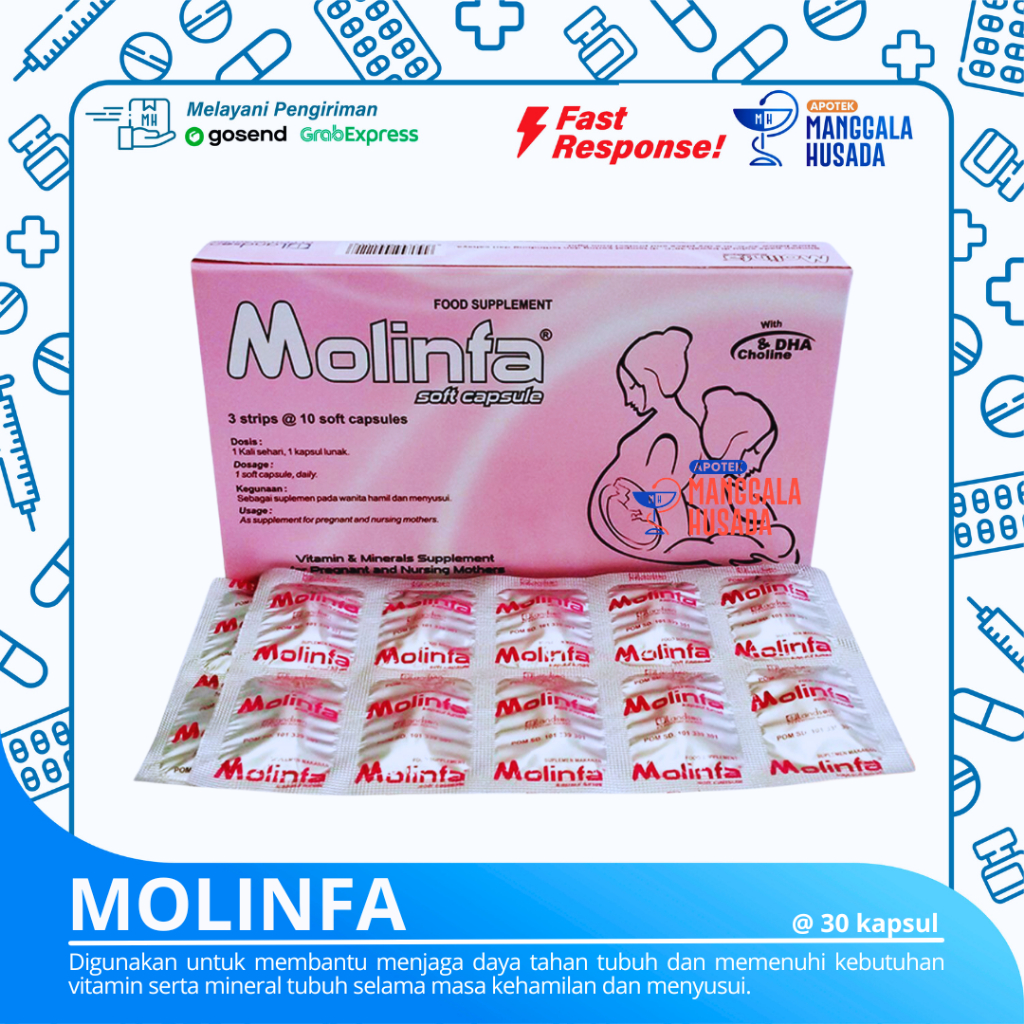 Jual MOLINFA PER STRIP ISI 10 KAPSUL LUNAK | Shopee Indonesia