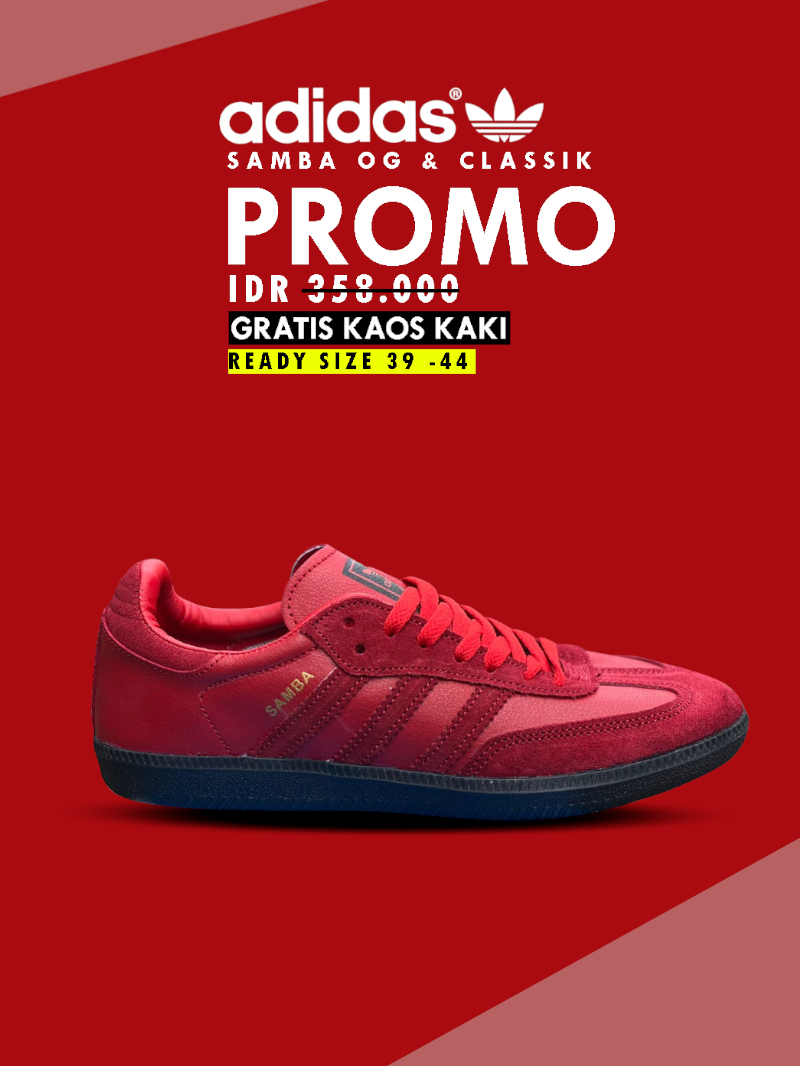 Jual (COD) Sepatu Sneakers Samba Og ootd Casual Spezial Premium classic ...