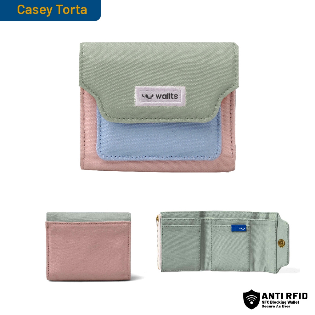 Jual Wallts Casey - Dompet Trifold 3 Lipat Wanita Micro Mini kecil | Shopee Indonesia