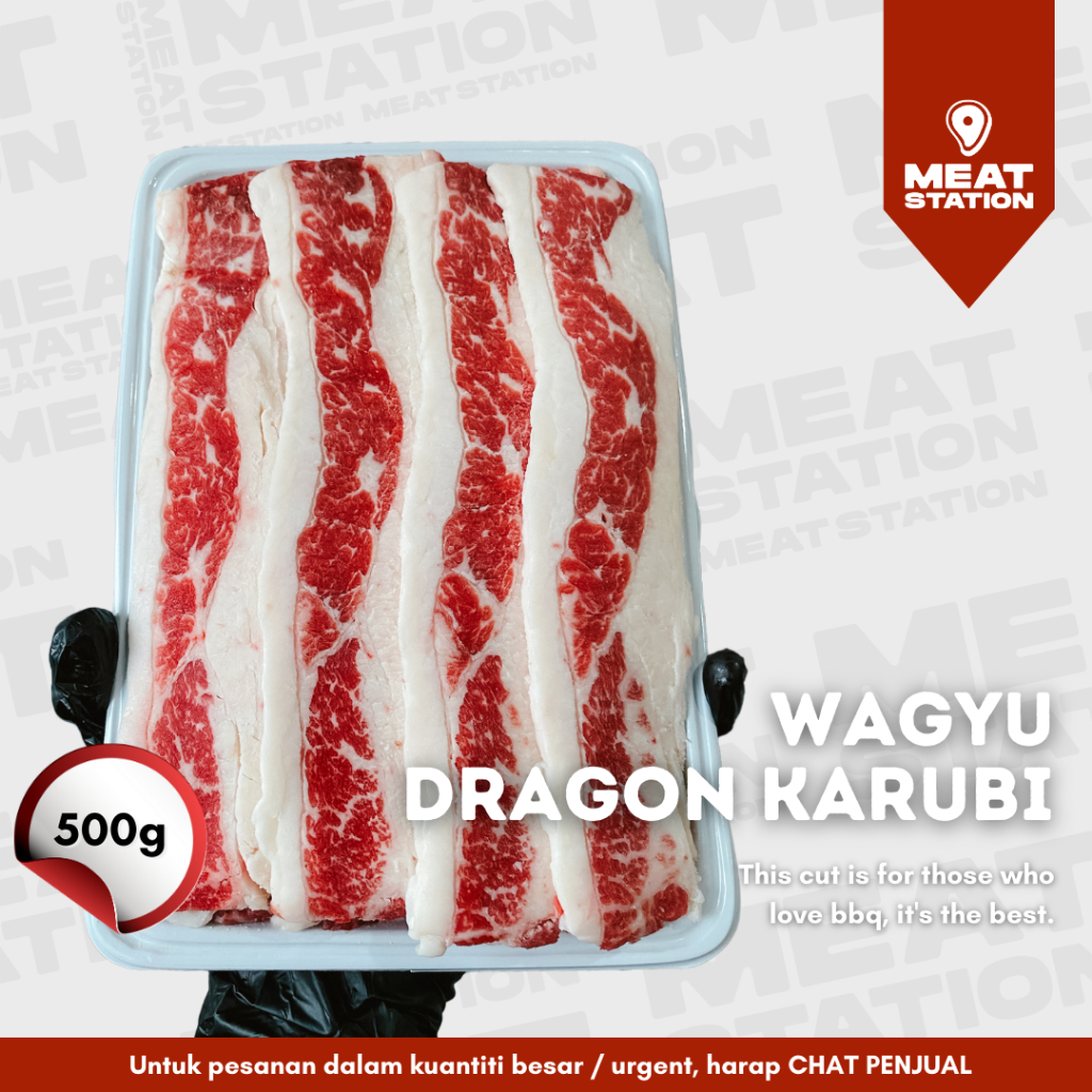 Jual Wagyu Dragon Karubi Beef Tebal 1cm 500g / Wagyu / Beef Karubi / Beef Import | Shopee Indonesia