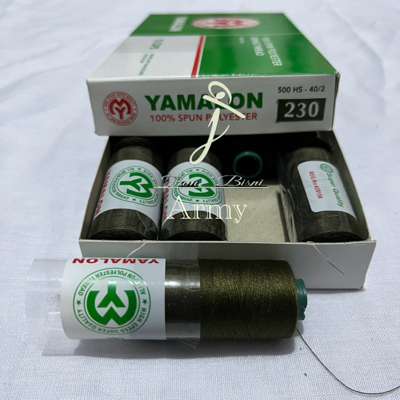 Jual benang jahit yamalon || harga perpak (12pcs) | Shopee Indonesia