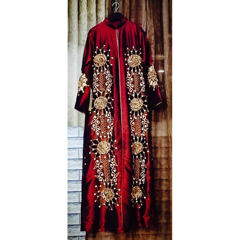 Jual Outer Maroon hitam (gradasi) | Shopee Indonesia