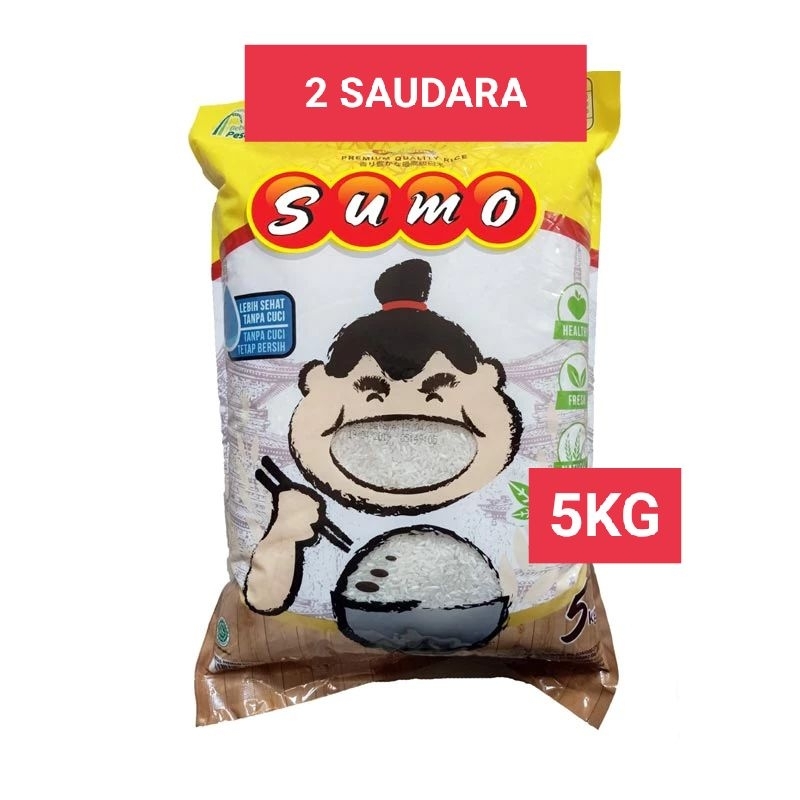 Jual BERAS PREMIUM SUMO KUNING 5 KG | Shopee Indonesia