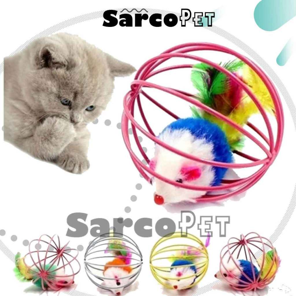 Jual Bola Kurung Boneka Tikus Mainan Kucing | Shopee Indonesia