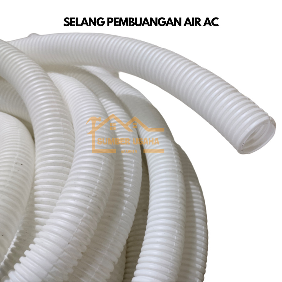 Jual 10 Meter Selang Ac Putih Figo 5/8" Inch Selang Fleksibel ...