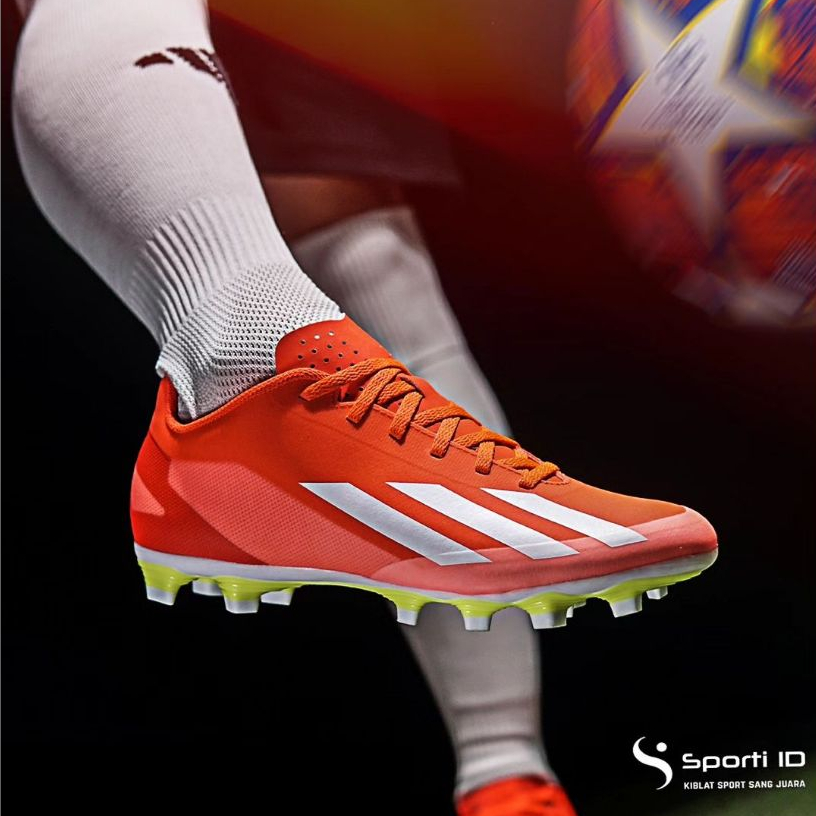 Jual Sepatu Bola Adidas X Crazyfast Club FxG - Solar Red IG0616 ...