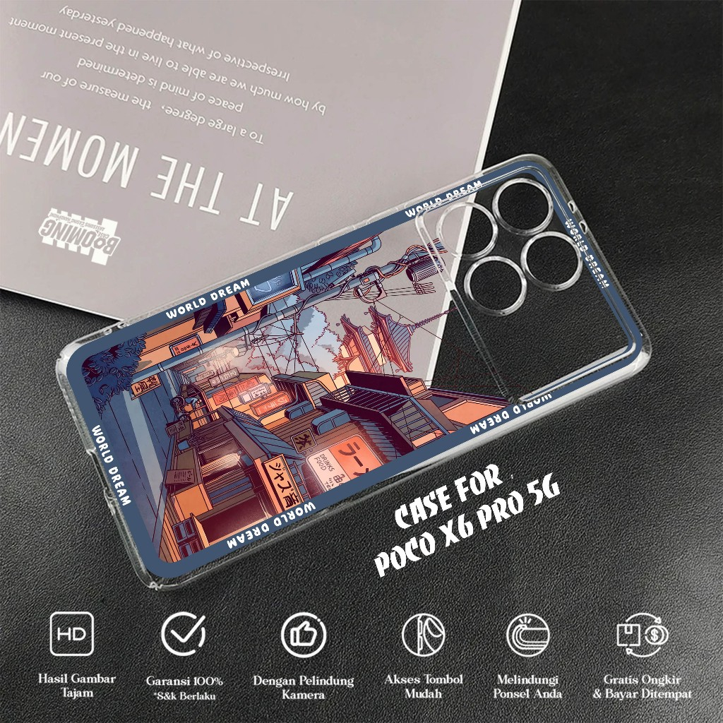Jual Case Poco X6 Pro 5G Casing Poco X6 Pro 5G Motif [ANIME SCENERY ...