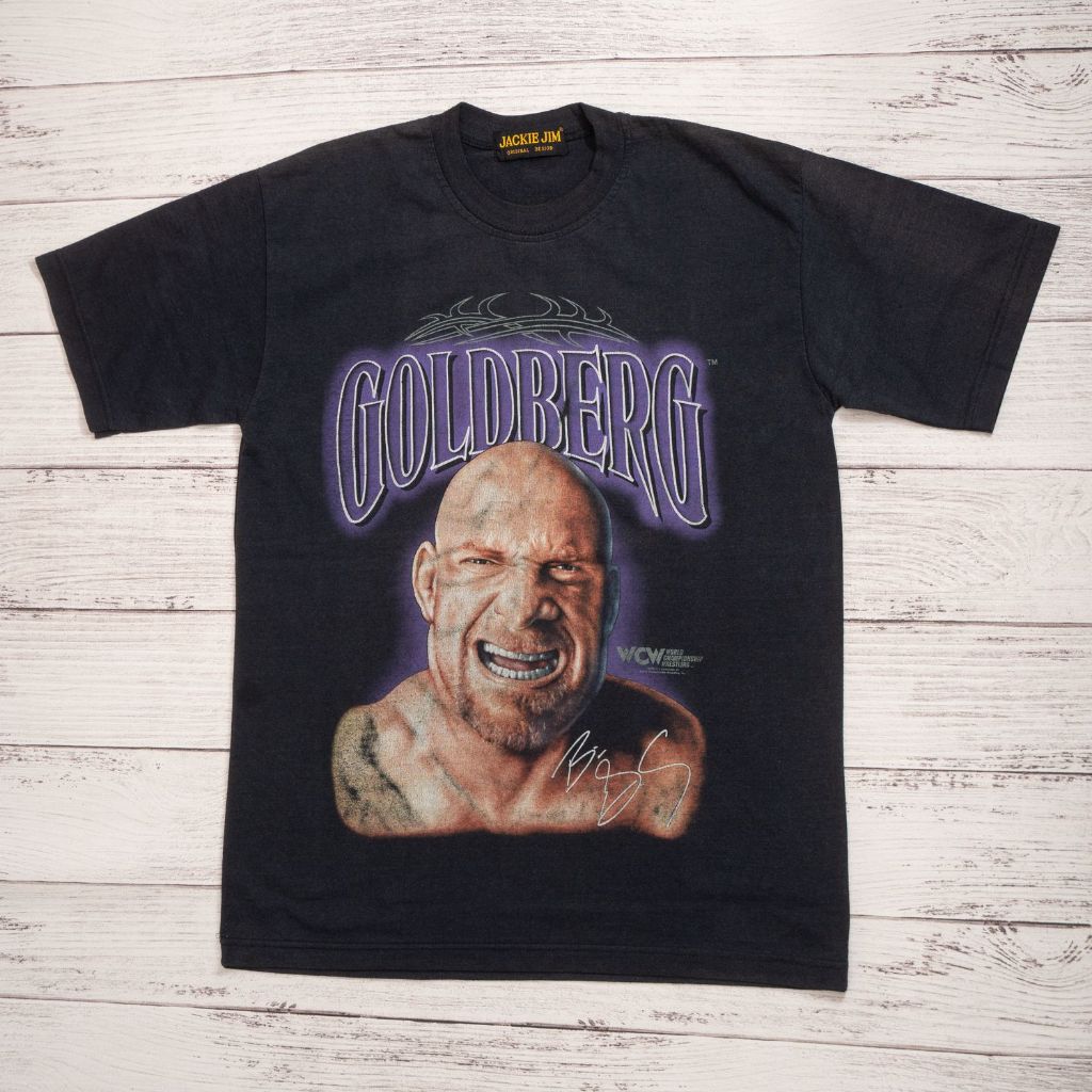 Jual T-Shirt Kaos GOLDBERG WCW vintage | Shopee Indonesia